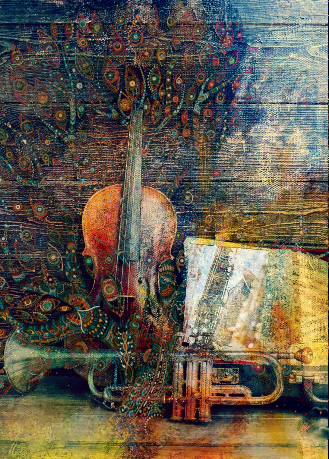 Music inspired – ART BY RITVA