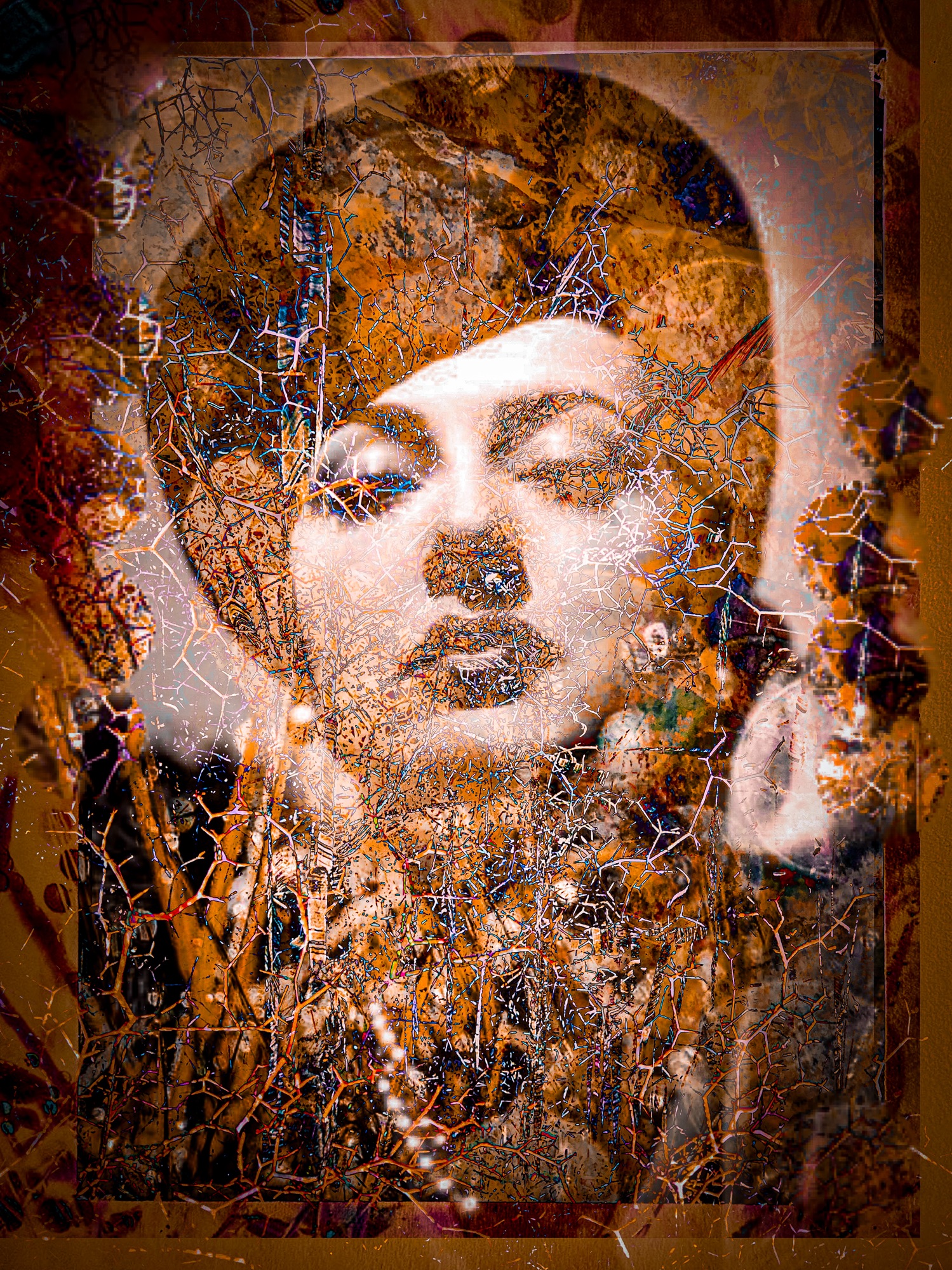 “Veiled Enigma” – Contemporary art – ART BY RITVA