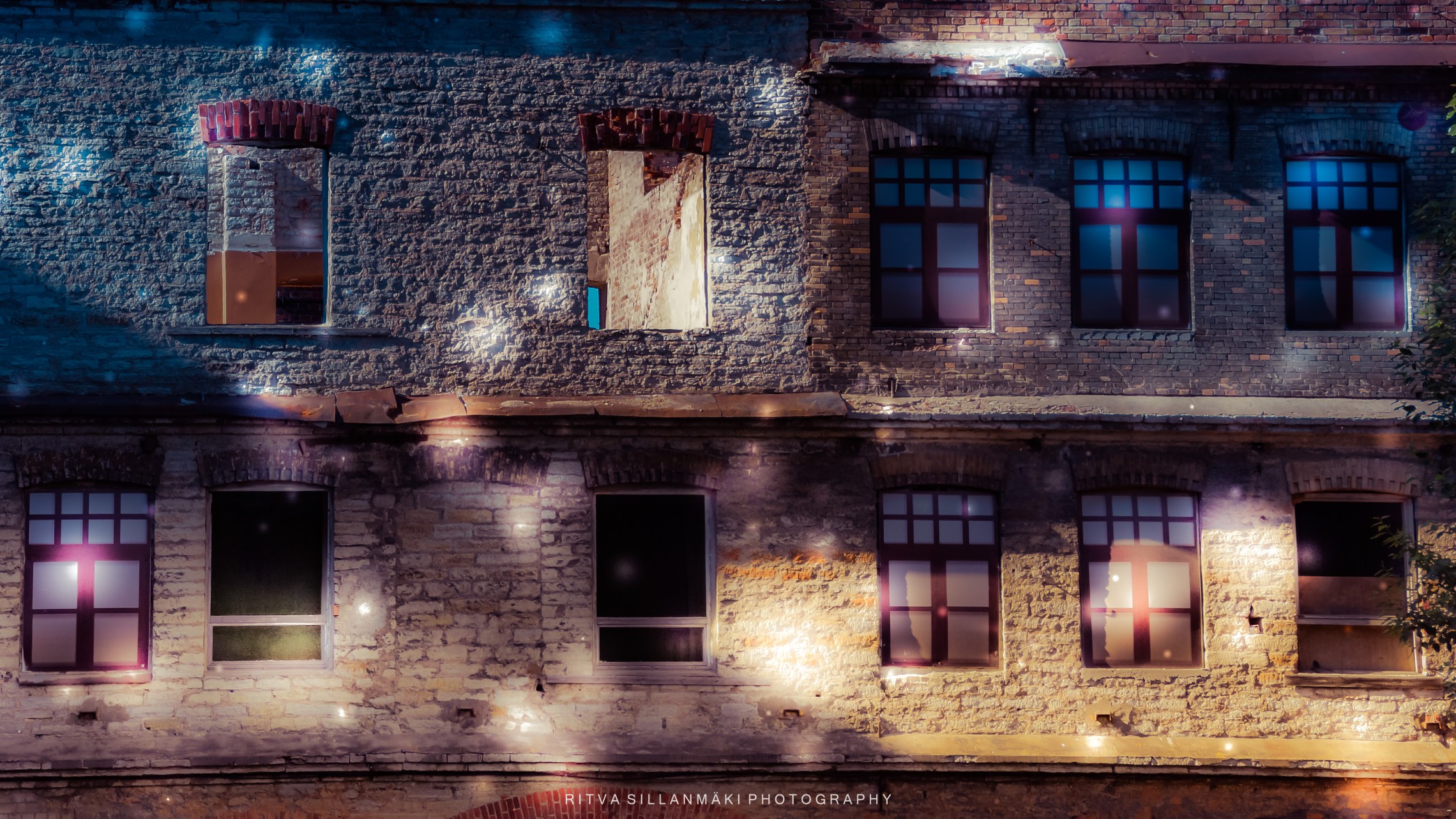 Photo Edits of Abandoned Building – ART BY RITVA